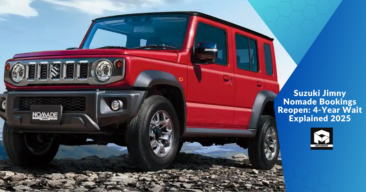 Suzuki Jimny Nomade Bookings Reopen: 4-Year Wait Explained 2025 | Autos ...