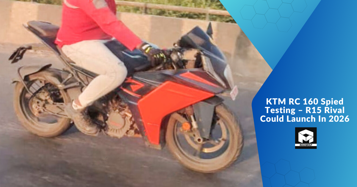 KTM RC 160 Spied Testing – R15 Rival Could Launch In 2026 | Autos MaxAbout