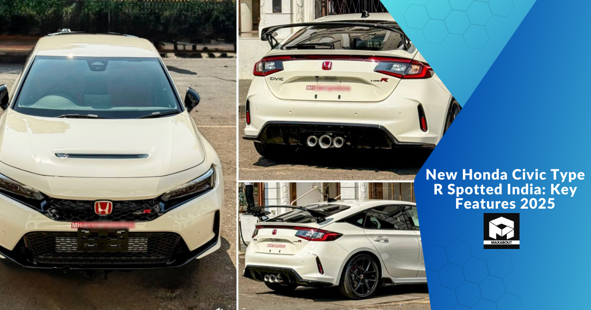 New Honda Civic Type R Spotted India: Key Features 2025 | Autos MaxAbout