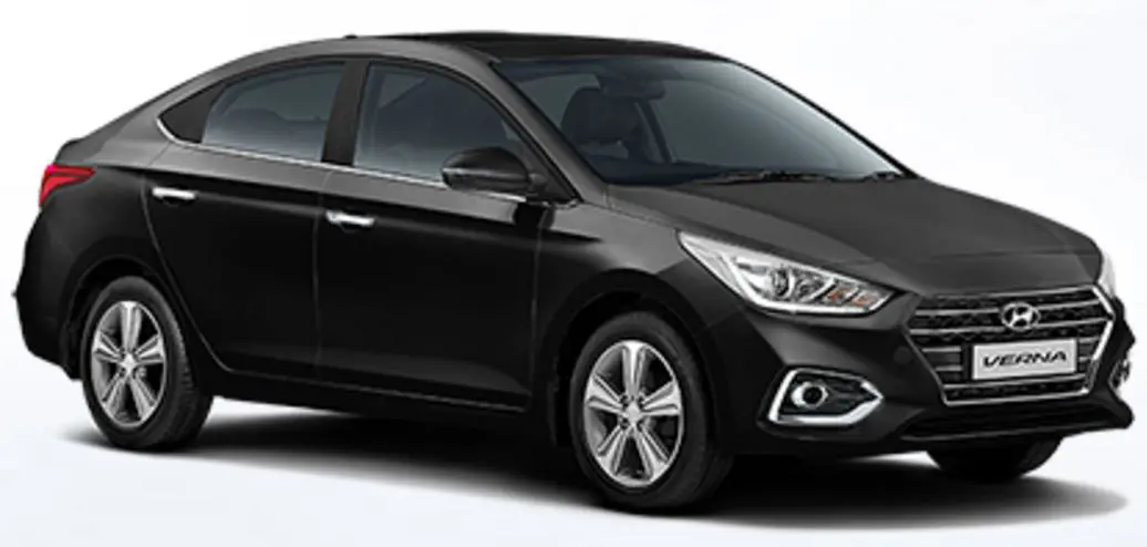 Hyundai Verna Fluidic Colors