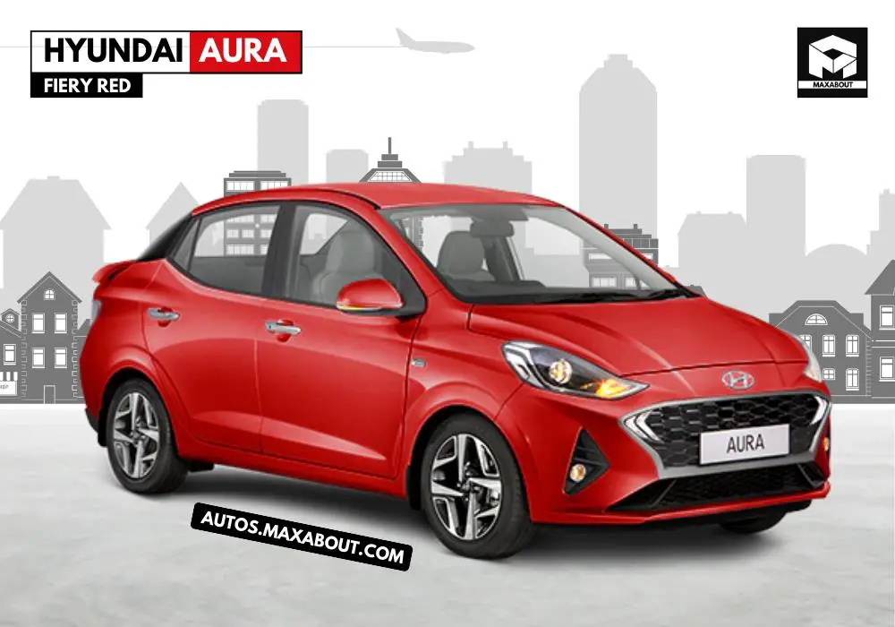 Hyundai Aura S CNG Colors