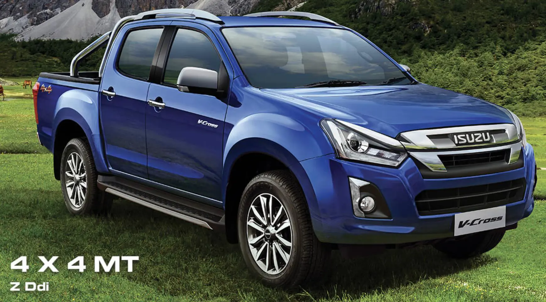 Isuzu V-Cross Z Prestige 4x4 AT Price, Specs, Top Speed & Mileage in India