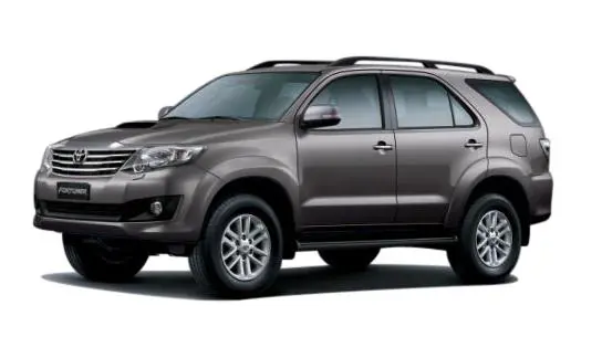 Toyota Fortuner 4x4 Colors