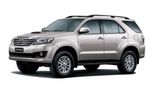 Toyota Fortuner 4x4 Colors