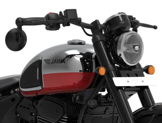 Jawa 42 Bobber Red Sheen Price, Specs, Top Speed & Mileage in India