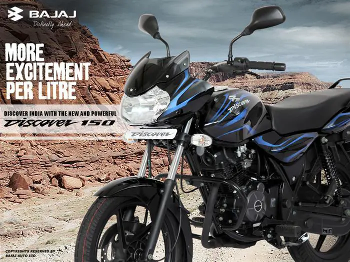 Bajaj Discover 150 Disc Images