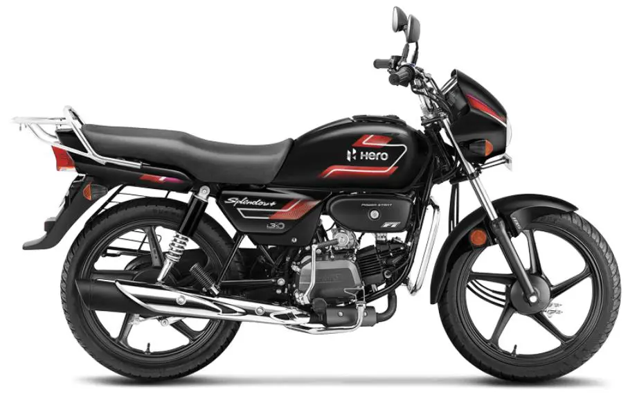 Hero Splendor Plus Black and Accent Edition Images