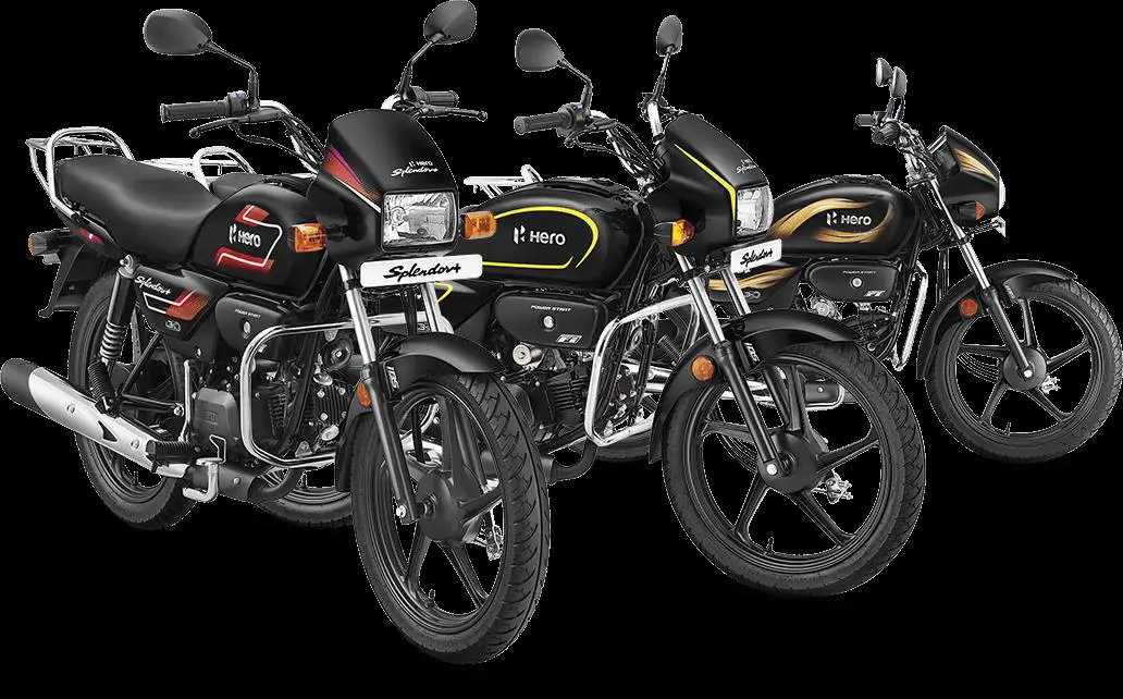 Hero Splendor Plus Black and Accent Edition Images
