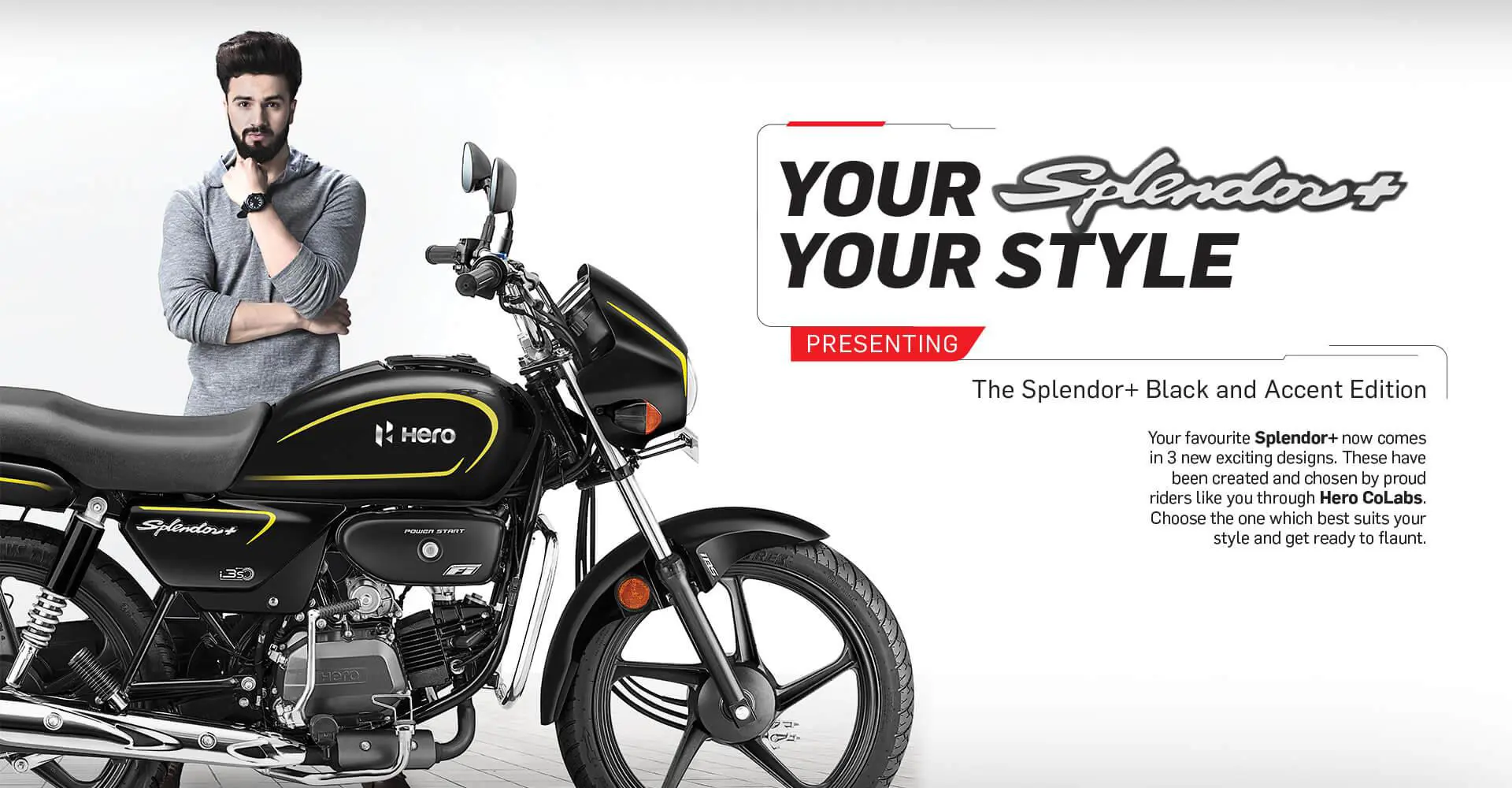 Hero Splendor Plus Black and Accent Edition Specs and Price in India