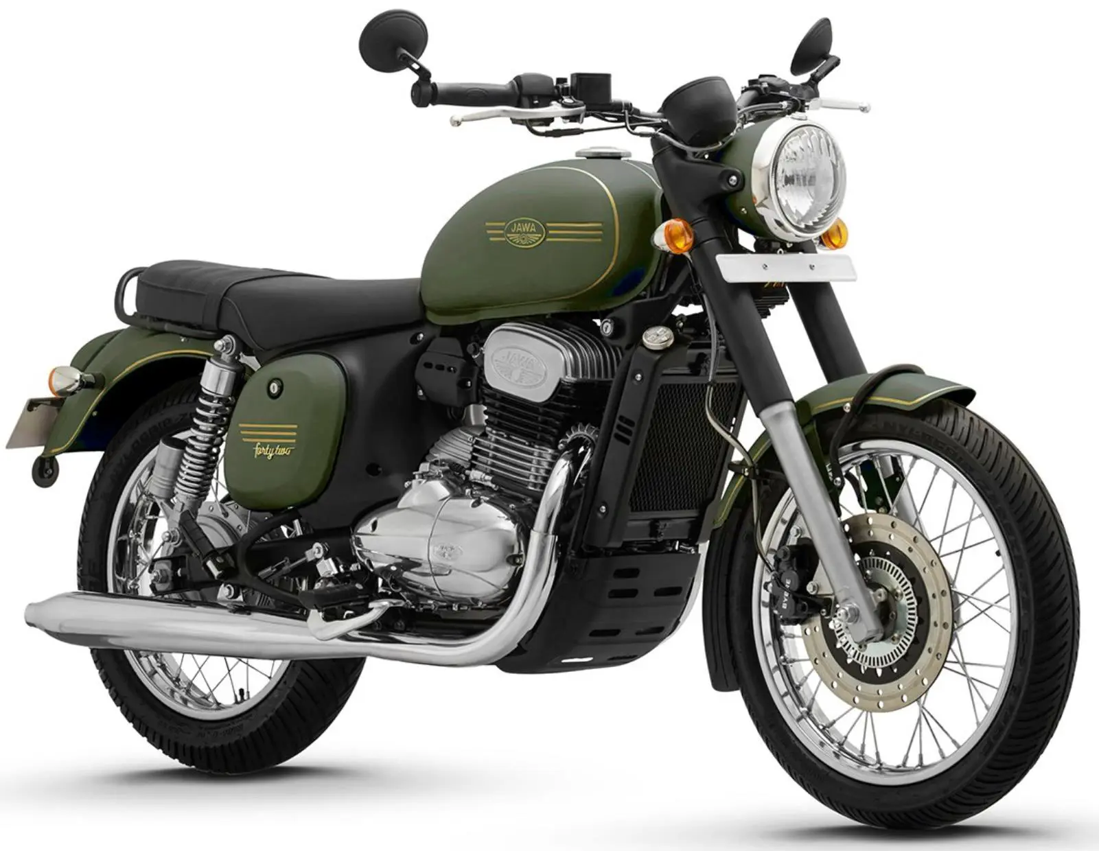 Jawa 42 Galactic Green Price, Specs, Top Speed & Mileage in India
