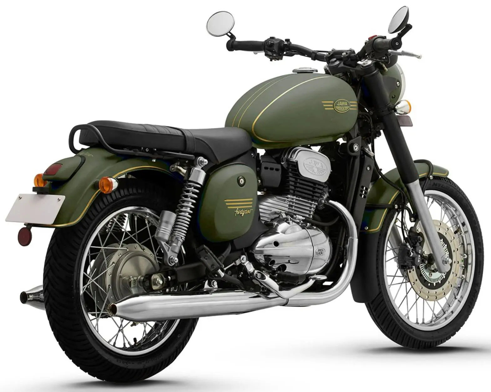 Jawa 42 Galactic Green Price, Specs, Top Speed & Mileage in India