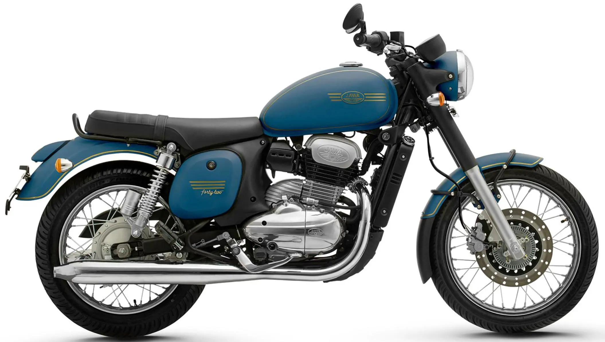 Jawa 42 Starlight Blue Price, Specs, Top Speed & Mileage in India