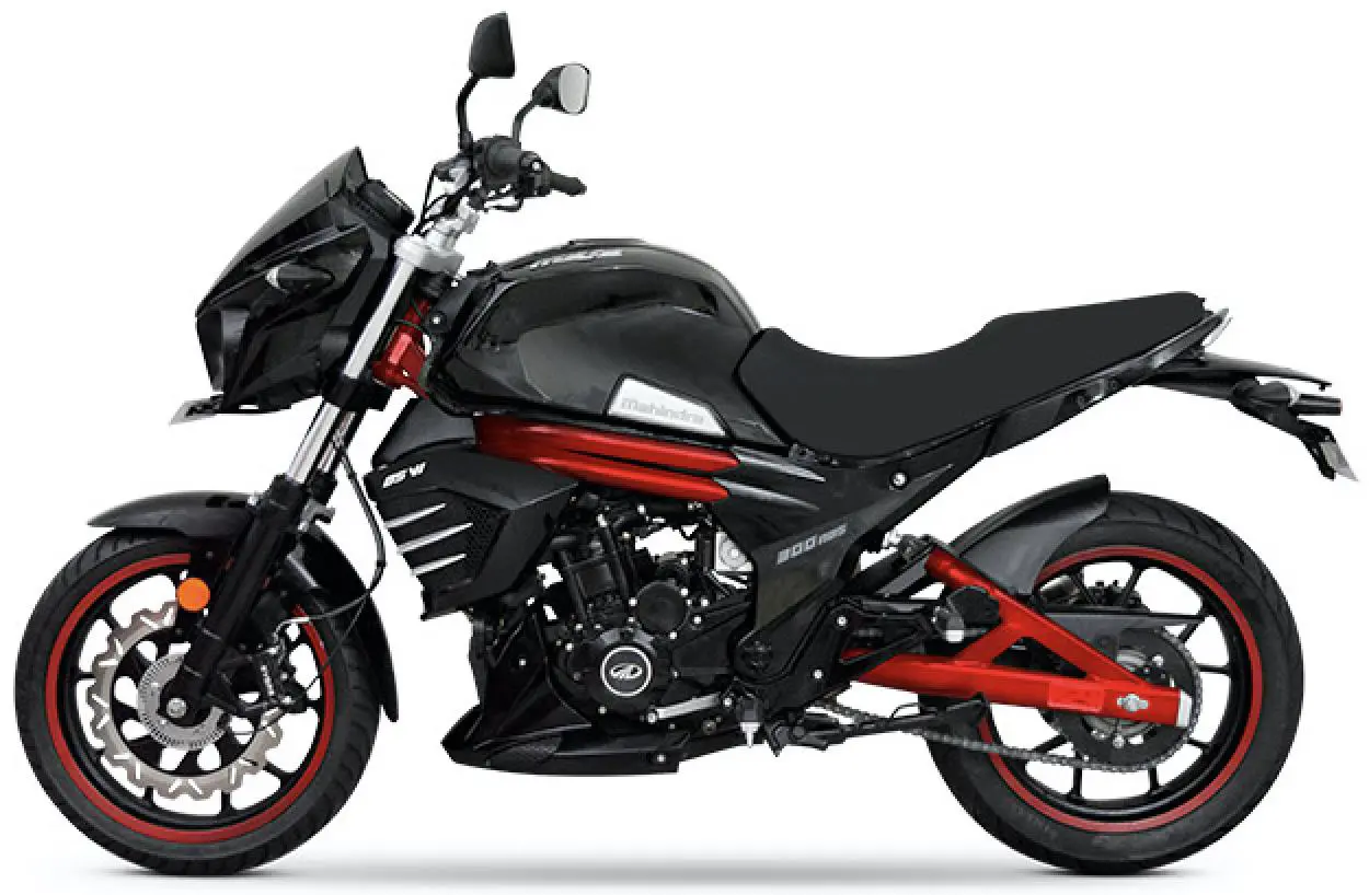 Mahindra Mojo 300 Garnet Black Images | MaxAbout | Autos MaxAbout
