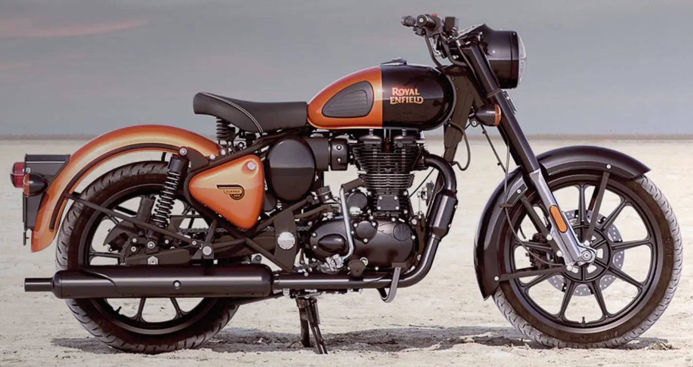 Royal Enfield Classic 350 Orange Ember ₹190,555 - ₹203,480 ...
