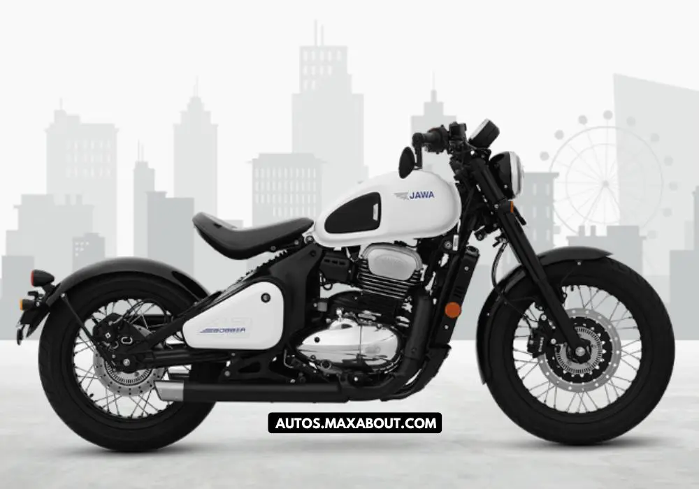 Jawa 42 Bobber Moonstone White Images