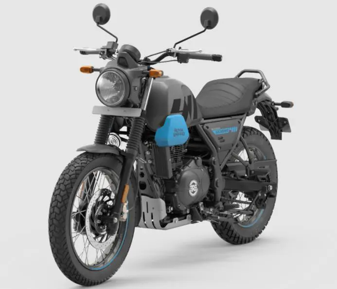 Royal Enfield Scram Graphite Blue Price, Specs, Top Speed & Mileage in ...