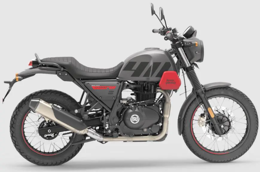 Royal Enfield Scram Graphite Red Images