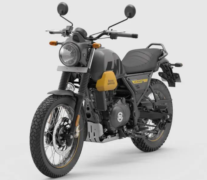 Royal Enfield Scram Graphite Yellow Price, Specs, Top Speed & Mileage ...