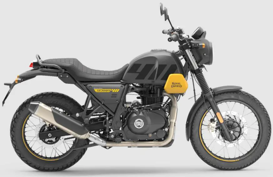 Royal Enfield Scram Graphite Yellow Images