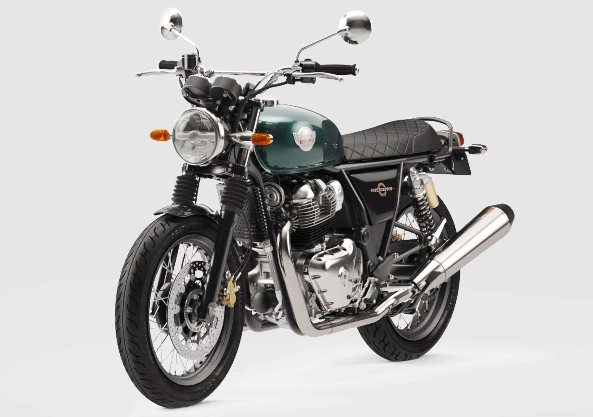 Royal Enfield Interceptor 650 Cali Green Price, Specs, Top Speed ...
