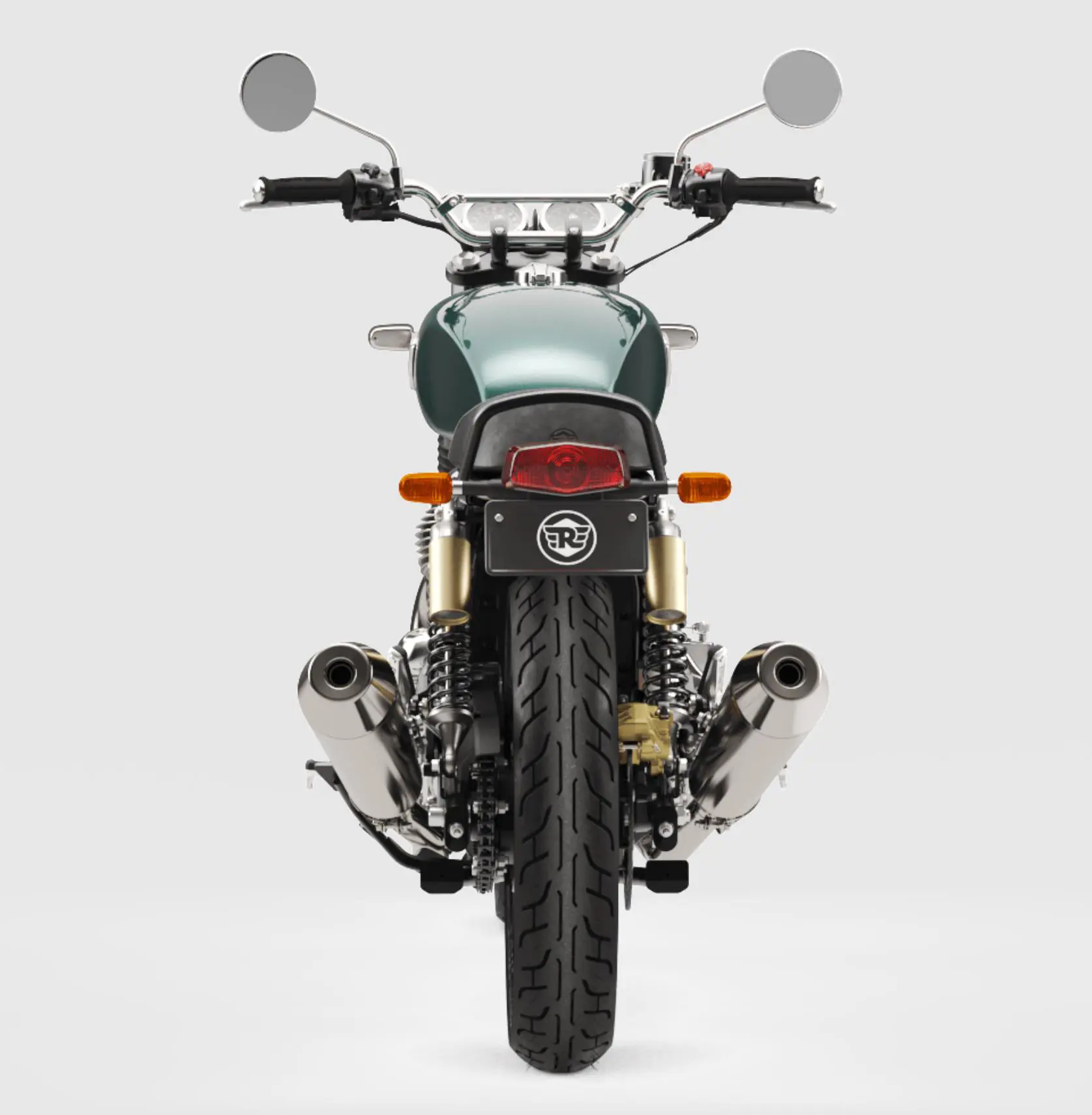 Royal Enfield Interceptor 650 Cali Green Price, Specs, Top Speed ...