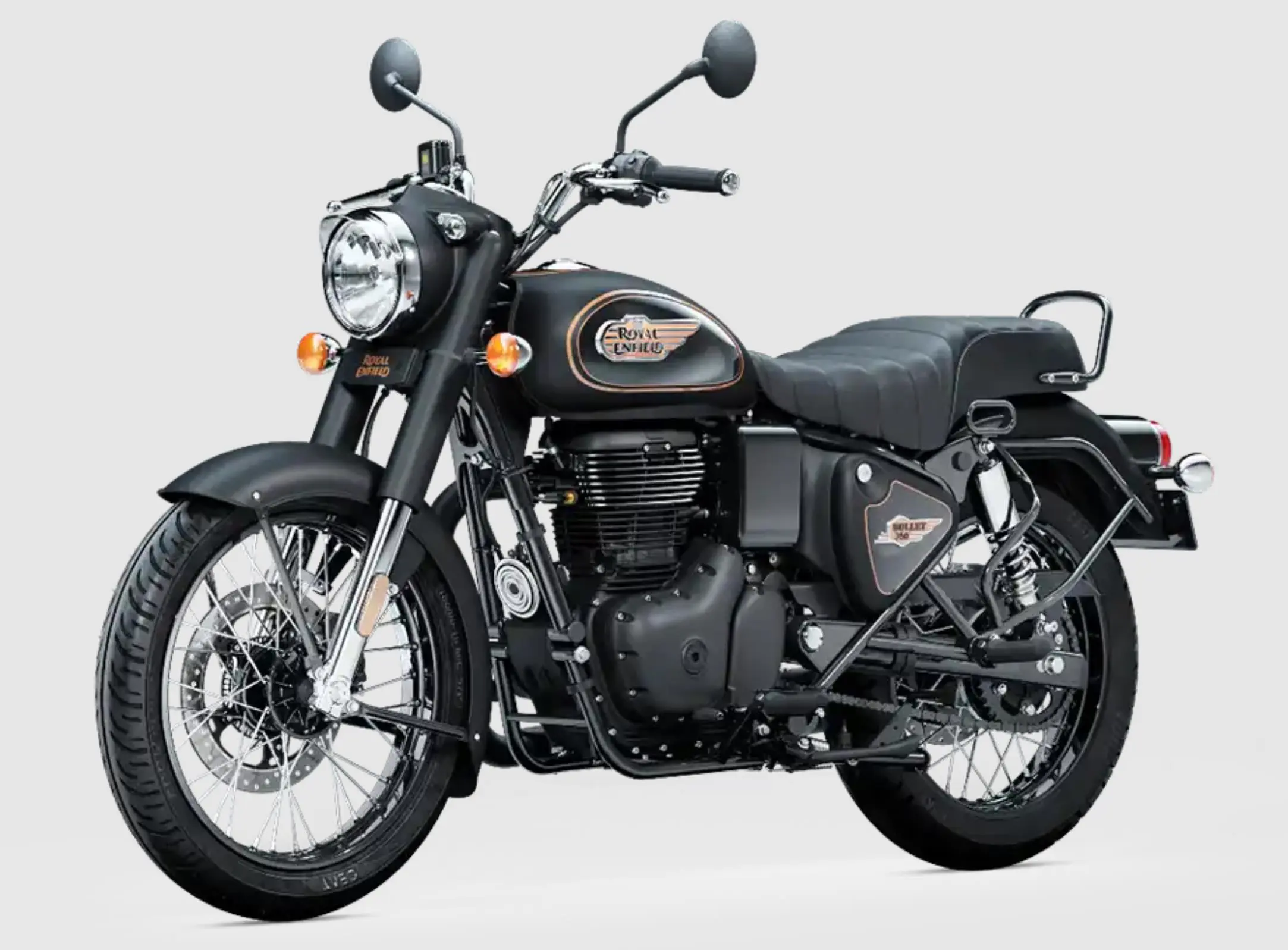 Royal Enfield Bullet 350 Black Gold Price, Specs, Top Speed & Mileage ...