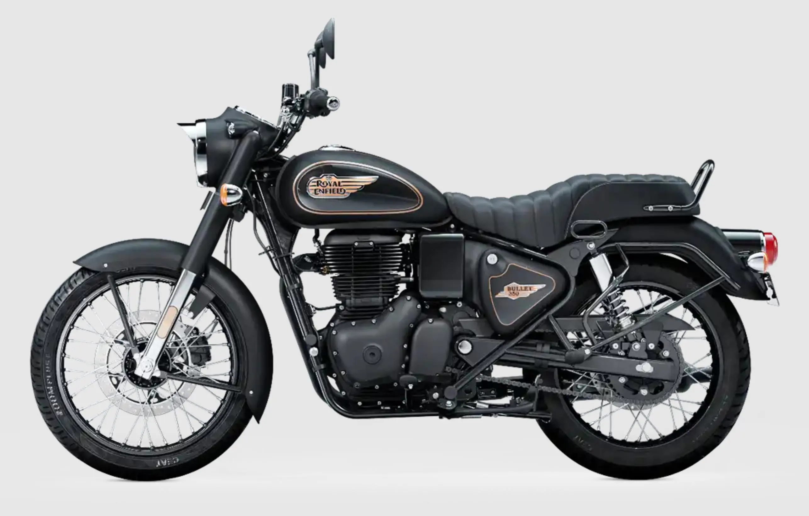 Royal Enfield Bullet 350 Black Gold Images
