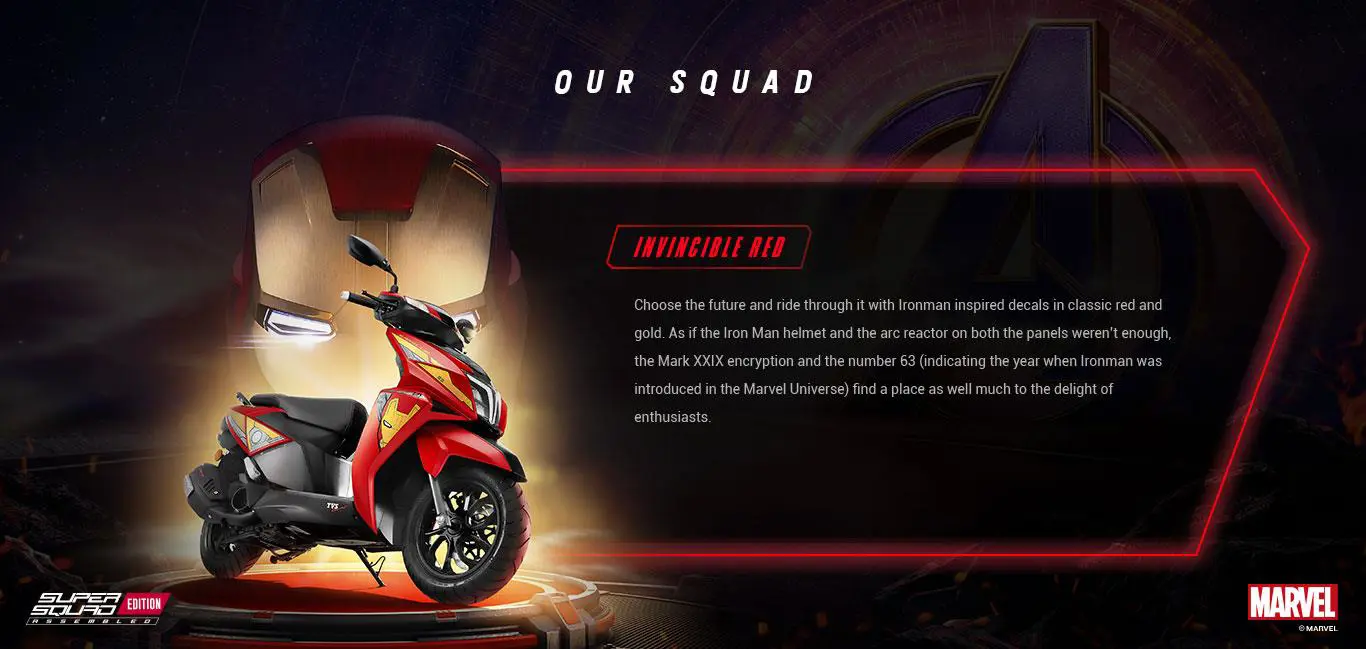 Compare TVS Ntorq 125 vs TVS Ntorq 125 Disc vs TVS NTorq Iron Man Edition