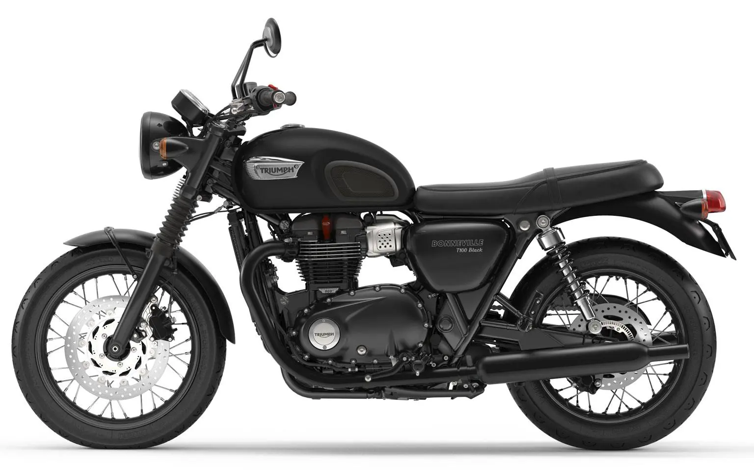 Triumph Bonneville T100 Black Images
