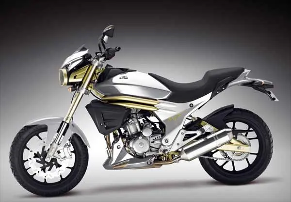 2014 New Mahindra Mojo Side View 'Silver/Black' - Image Gallery ...