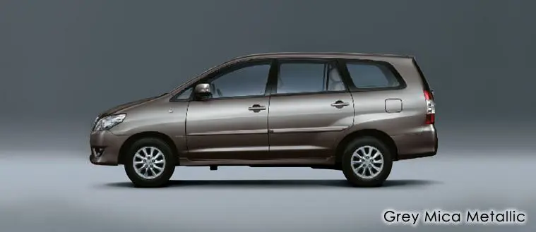 2014 Toyota Innova Side View 'Gray Mica Metallic' - Image Gallery ...