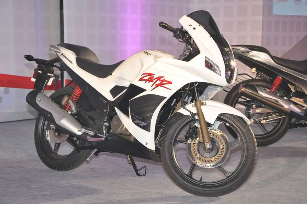 2014 New Hero Karizma ZMR 3-Quarter Front 'White' - Image Gallery ...