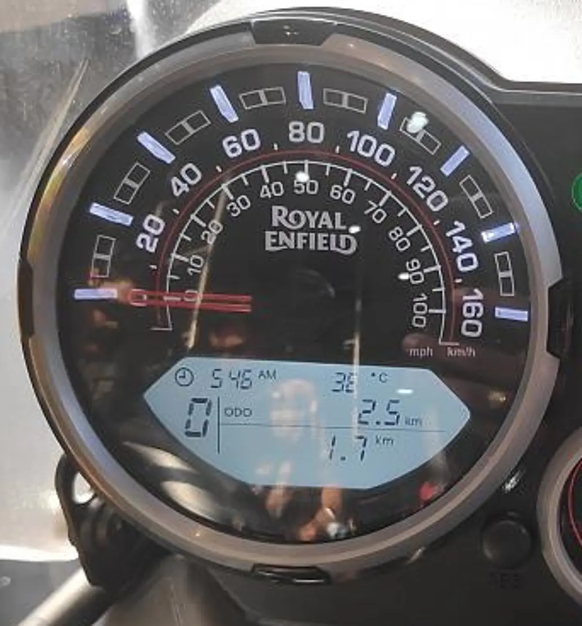 New Royal Enfield Himalayan 411 Instrument Console - Image Gallery ...
