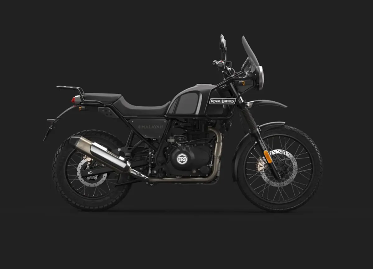 New Royal Enfield Himalayan 411 Granite Black - Image Gallery ...