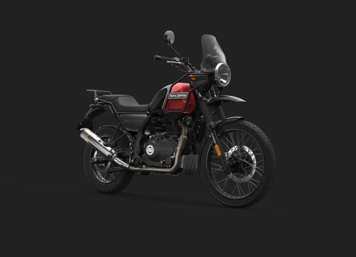 New Royal Enfield Himalayan 411 Rock Red - Image Gallery | Maxabout ...
