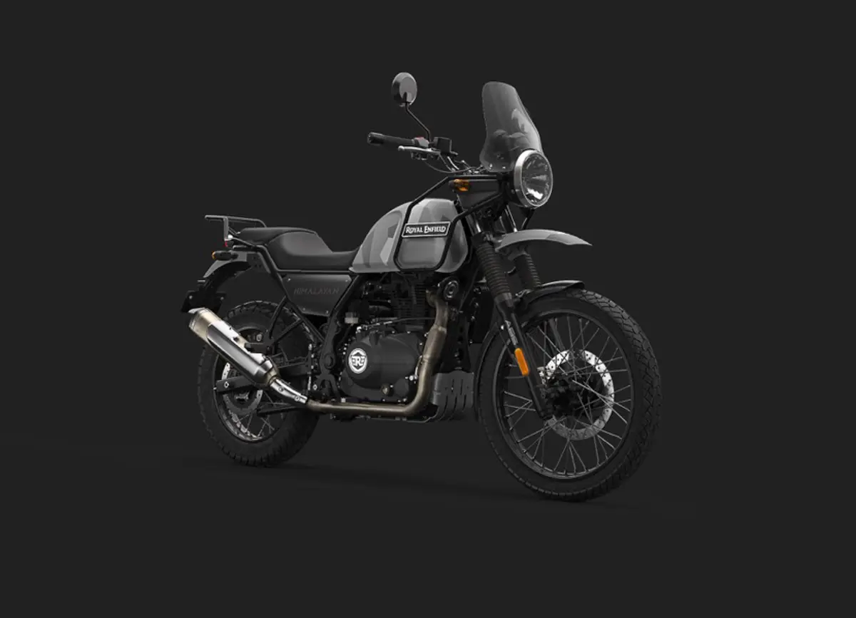 New Royal Enfield Himalayan 411 Sleet Grey - Image Gallery | Maxabout ...