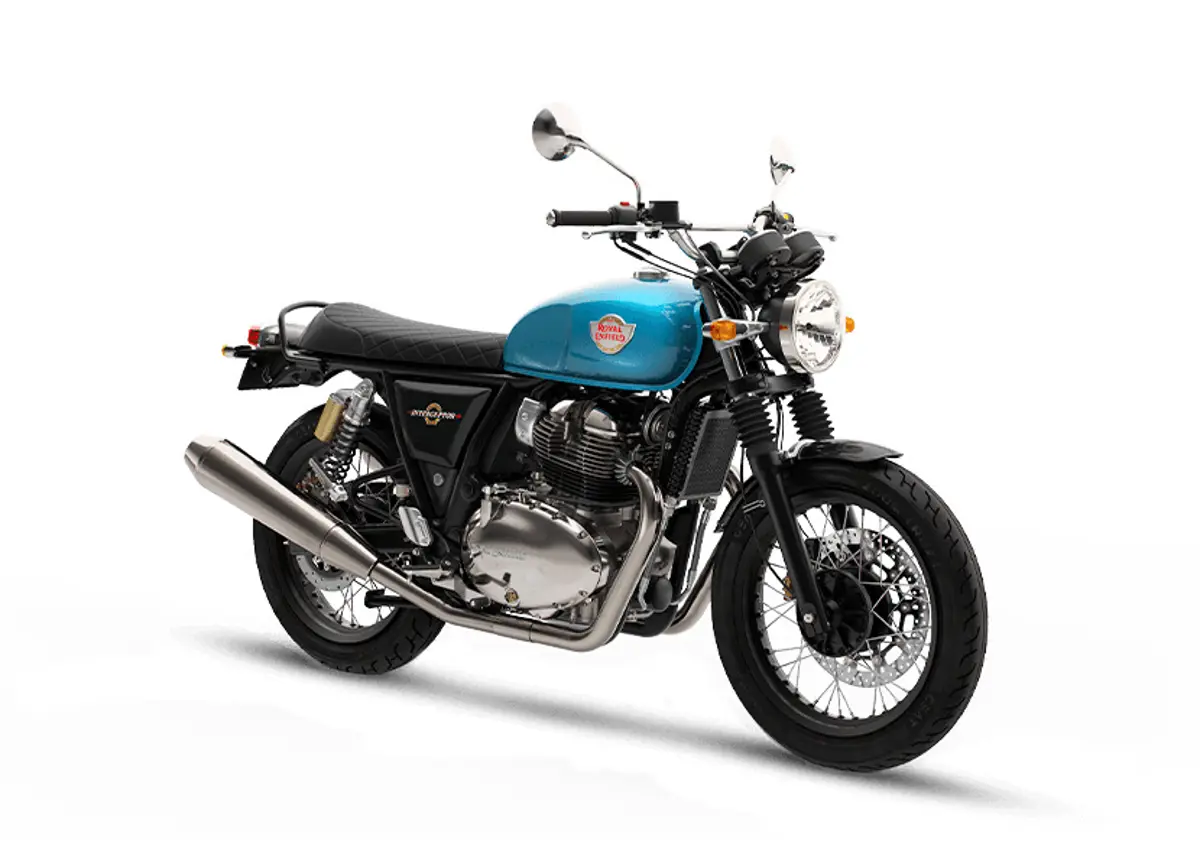 New Royal Enfield Interceptor 650 Ventura Blue - Image Gallery ...