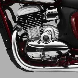 Jawa Classic Maroon Double Disc Images