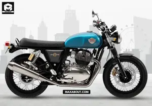 Royal Enfield Interceptor 650 Ventura Blue Images