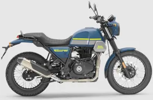 Royal Enfield Scram Skyline Blue Images