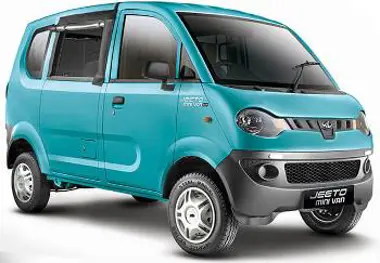 Mahindra Jeeto Minivan Price, Specs, Top Speed & Mileage in India