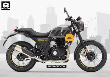 Royal Enfield Scram Graphite Yellow Price, Specs, Top Speed & Mileage ...